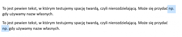 Word twarda spacja - Poradnik Excel