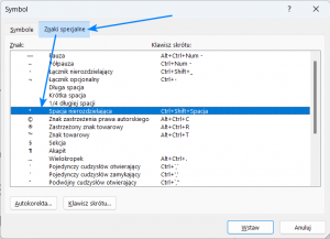 Word twarda spacja - Poradnik Excel
